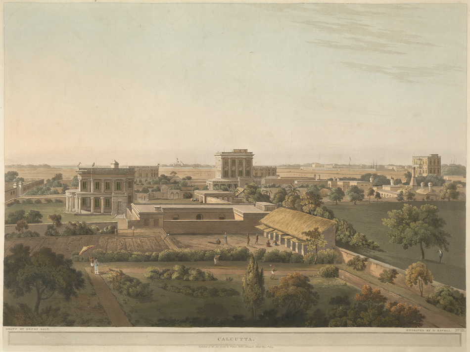 Chowringhee – A Panoramic View, Calcutta, 1809 – PURONOKOLKATA