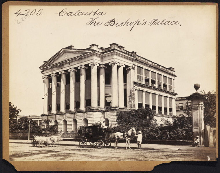 Bishop’s House, Chowringhee Road, Calcutta, 1849 – PURONOKOLKATA